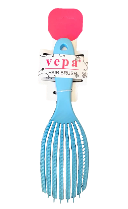 Plastic Hair Brush Comb 23 x 8 cm Assorted Colours 7384 (Parcel Rate ...