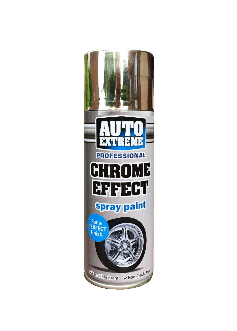 Auto Extreme AX Professional Chrome Effect Spray Paint Perfect Finish ...