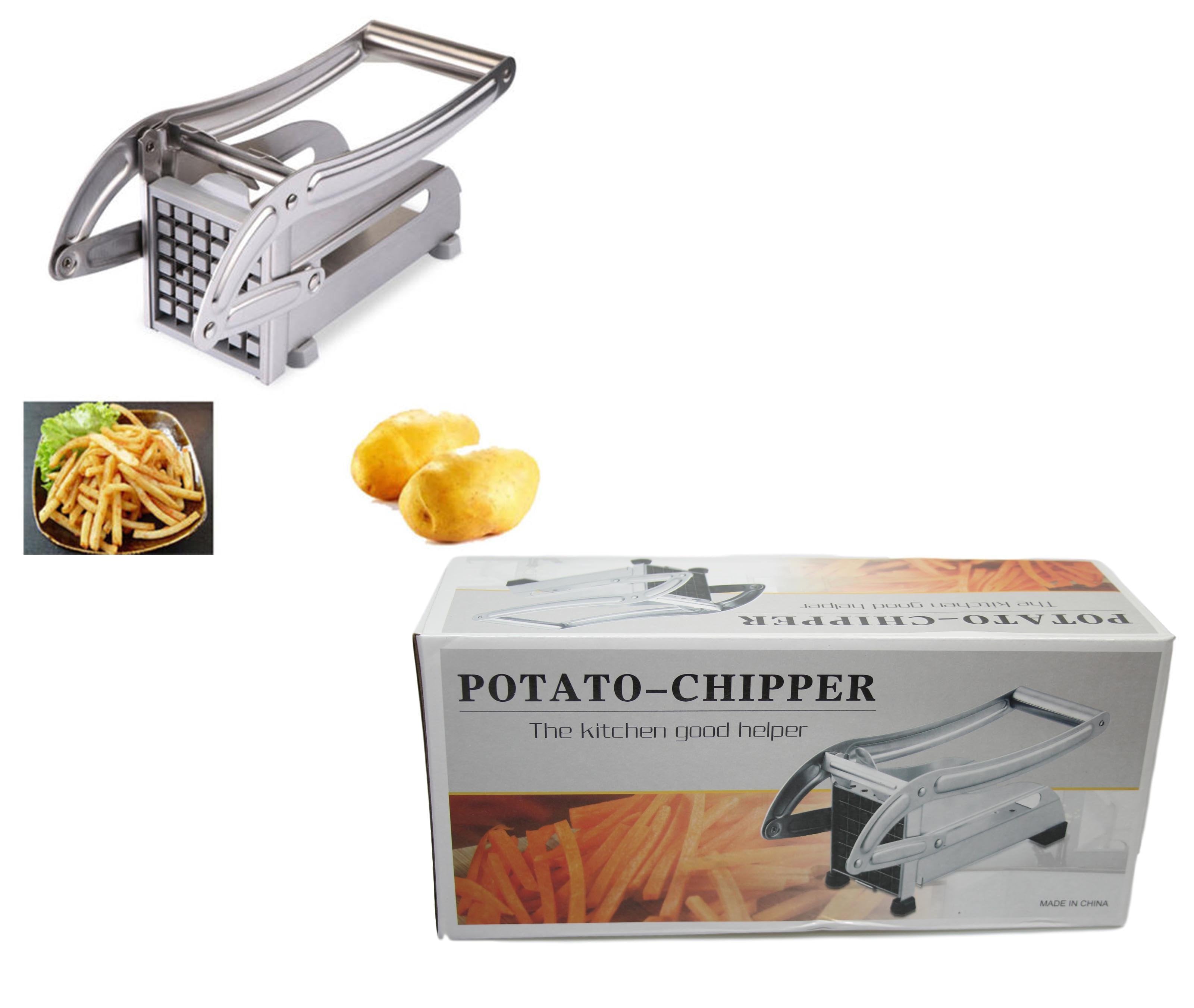 Steel Potato Fries Chipper Slicer 20 x 10 cm 5373 – [C2] MM STORE LTD